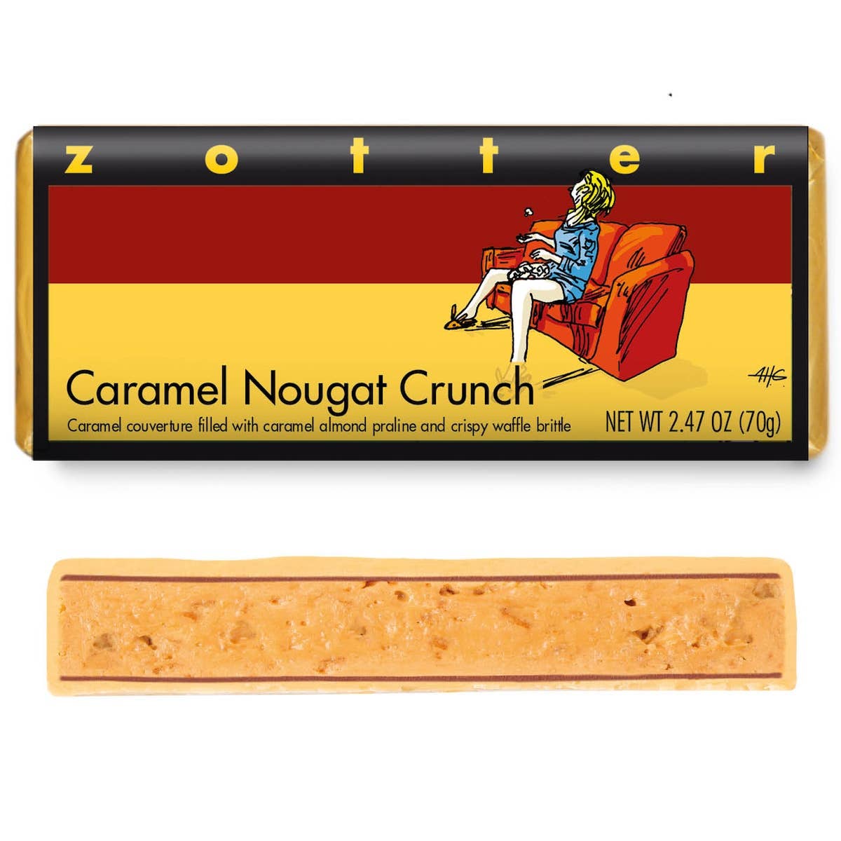 Caramel Nougat Crunch (Hand-scooped Chocolate) – The Chocolate Dispensary