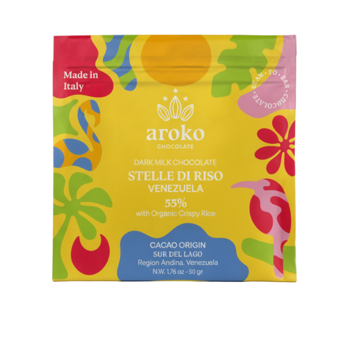 Rice Stars - 55% Dark Milk with Puffed Rice – The Chocolate Dispensary